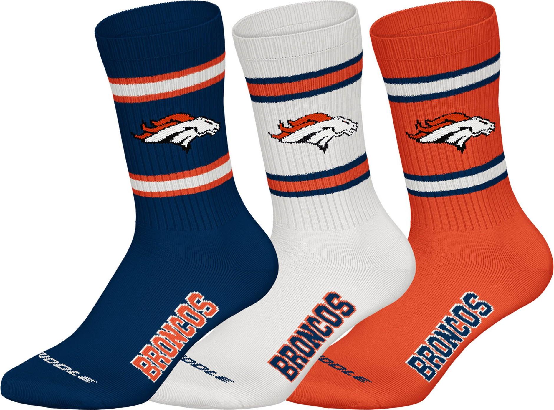 NFL Uni Socken, 3er Pack - NFL Teams, 3Pack Crew Socks,