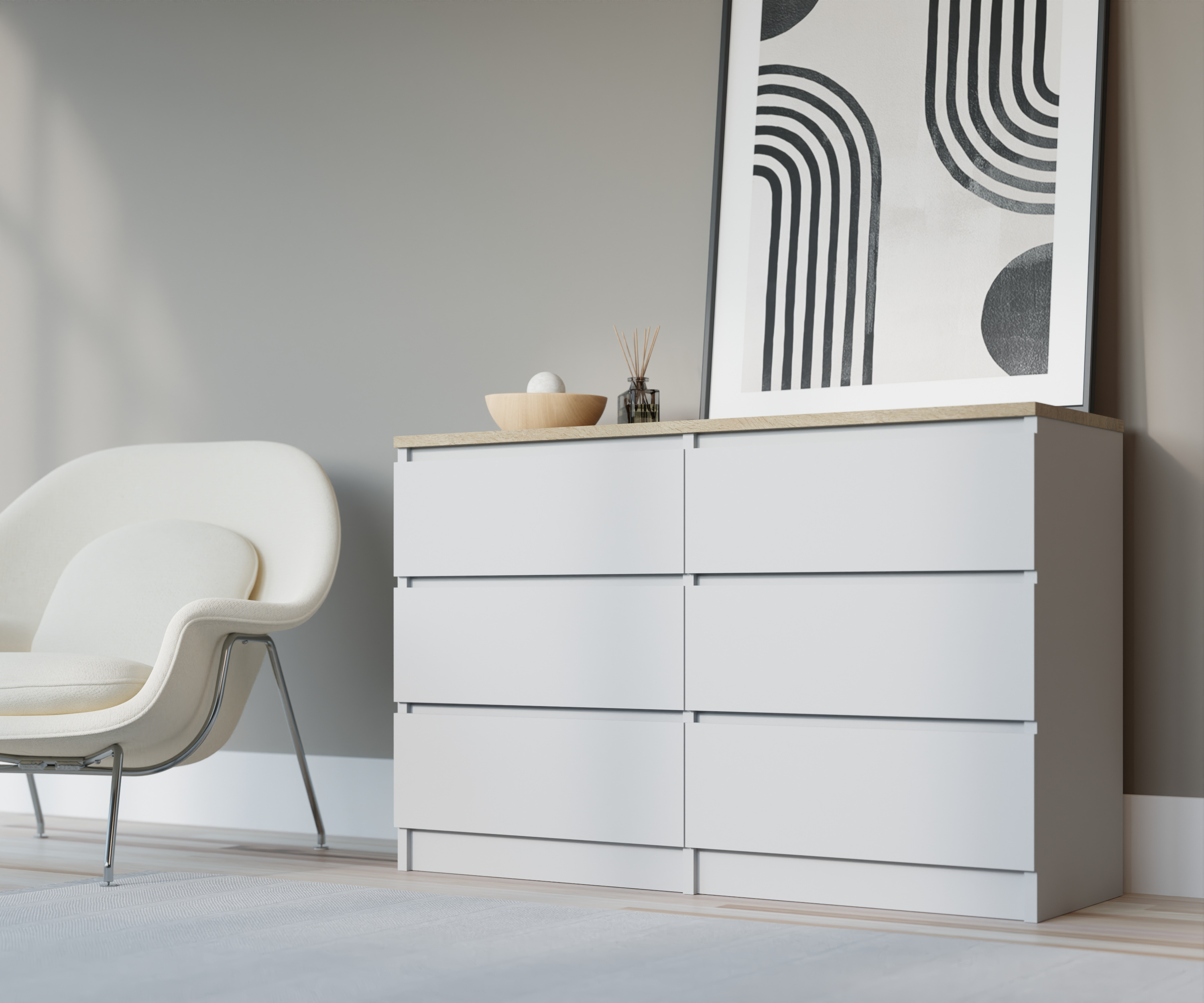 3xEliving Demi Sideboard Kommode 6 120cm - | Kaufland.de