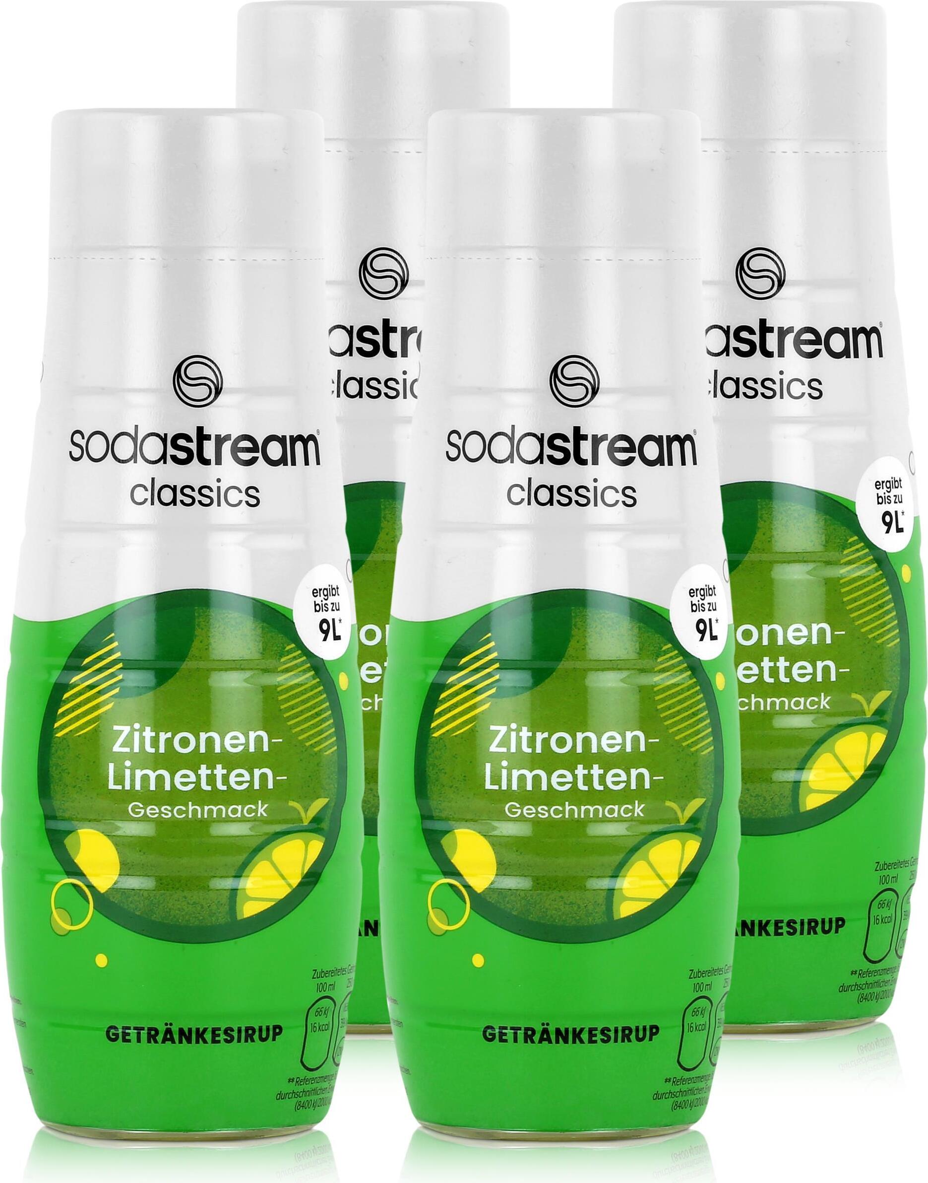 SodaStream Boissons Sirop Goût Citron-Lime 440ml (pack de