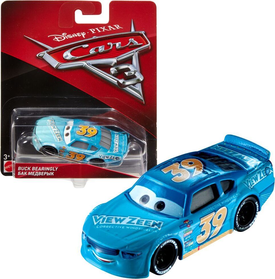 MATTEL DXV68 Disney Cars 3 Die-Cast Buck Bearingly