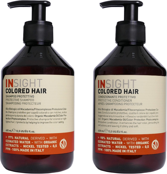 InSight Shampoo per capelli colorati 400ml + Balsamo 400ml