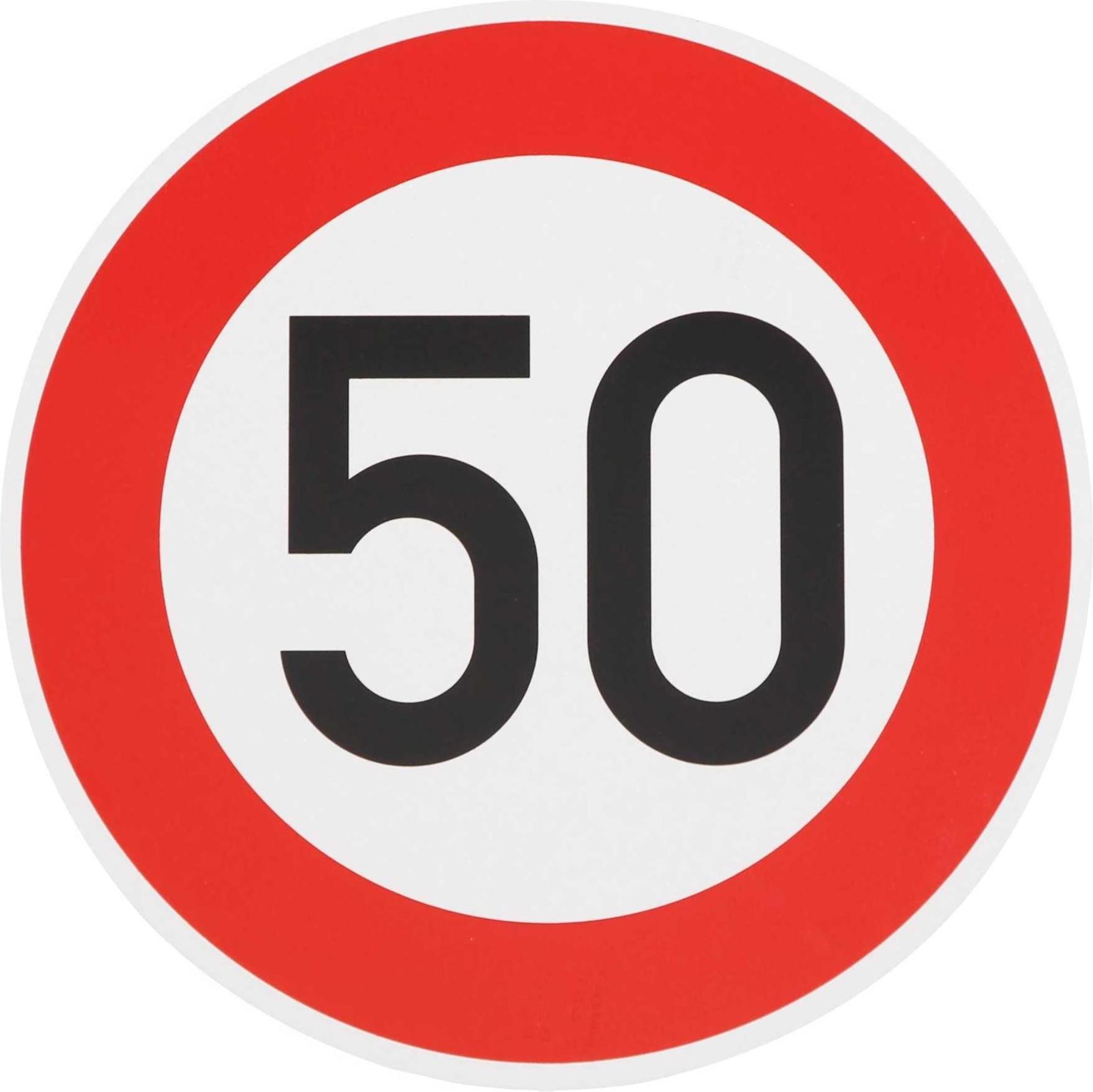 50 Km H Schild
