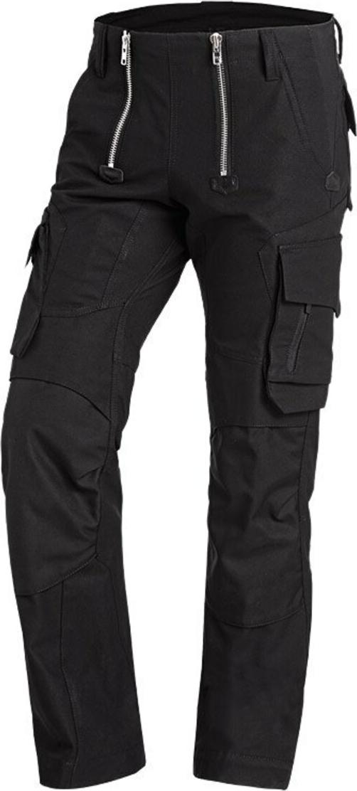 Pantaloni SEBASTIAN, tela e cordura, neri, taglia 48