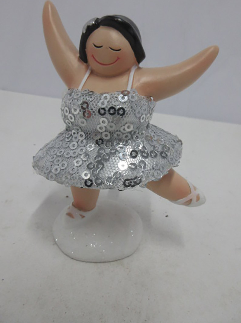 Gilde Figur Engel silberfarben "Betty" 55758 Skulpturen