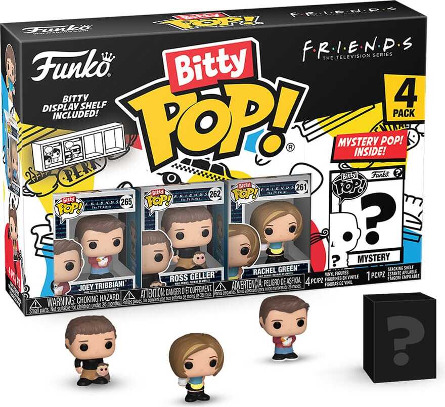 Przyjaciele Bitty POP! figurki winylowe 4-pak Joey 2,5 cm