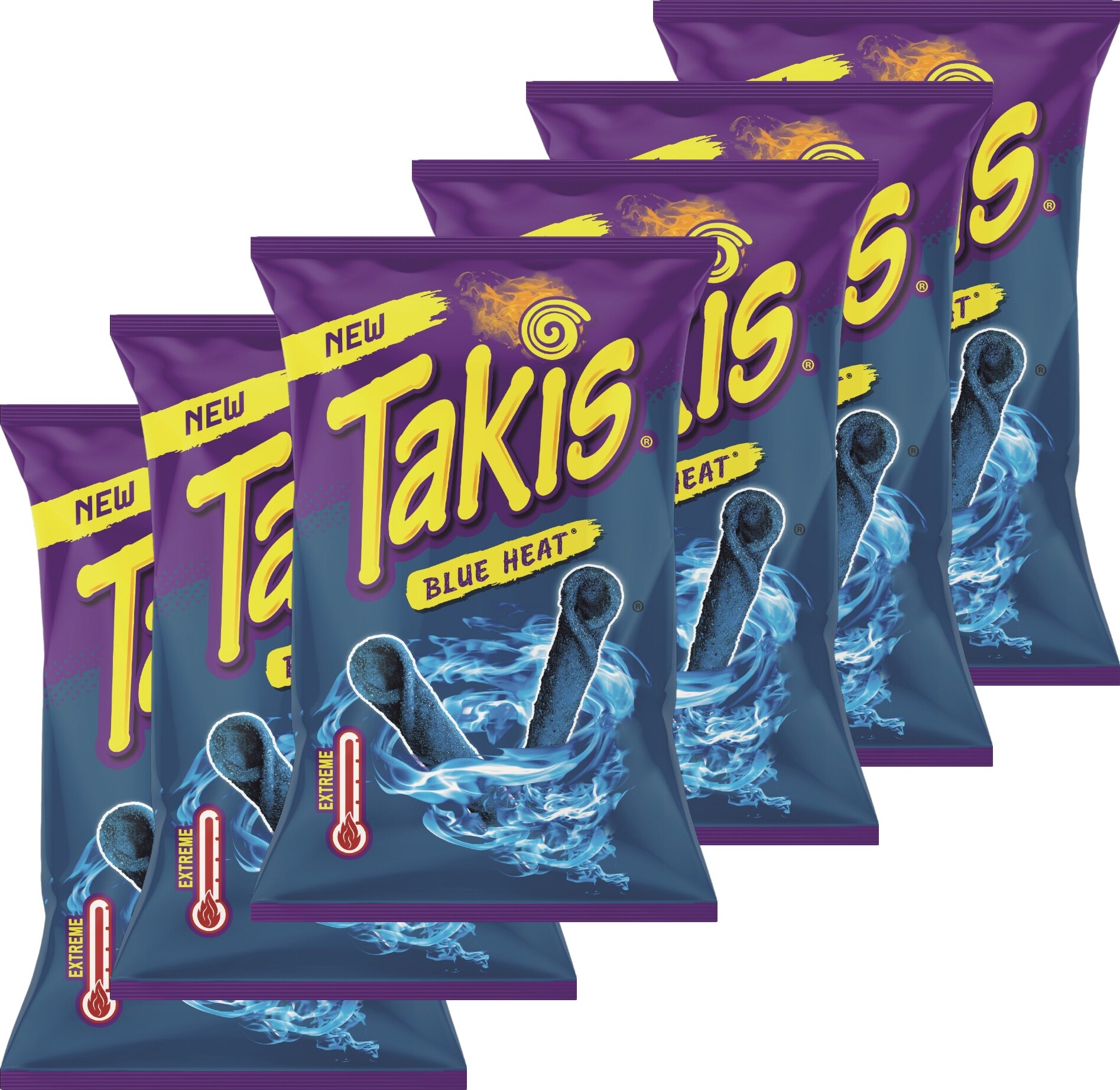 Takis Blue Heat Extreme Spicy 100g (6er Pack) Chutneys
