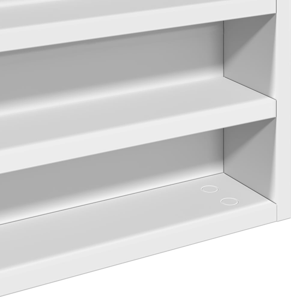 vidaXL Gablota biała 100x8,5x58 cm Materiał | Kaufland.pl