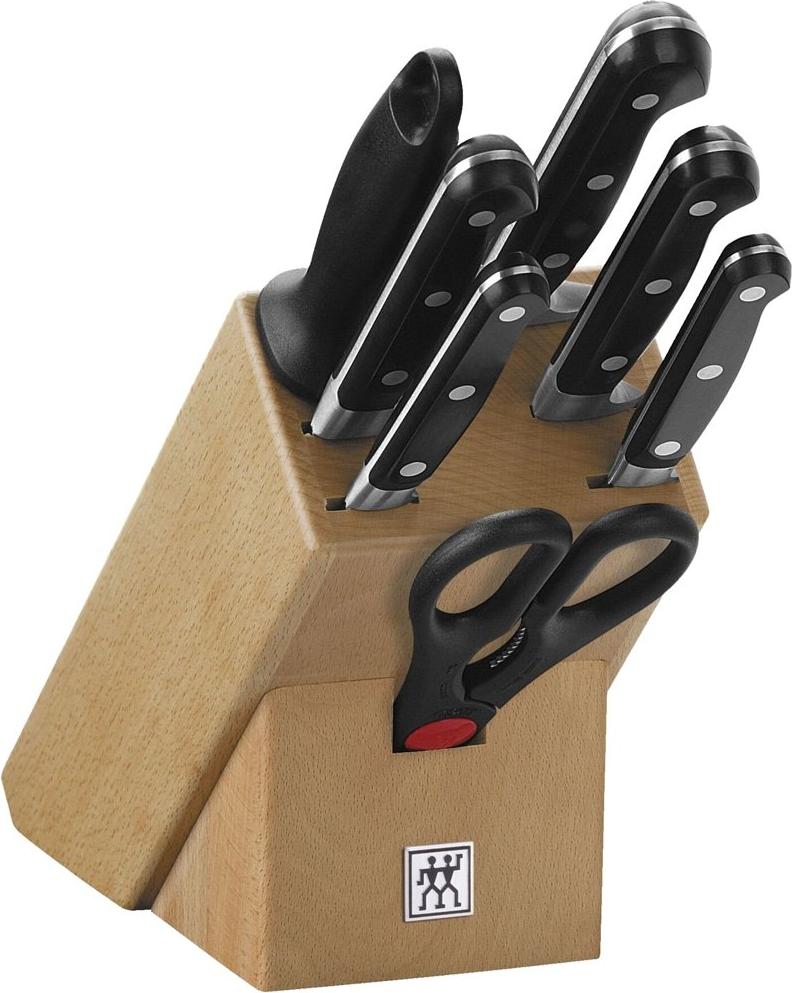ZWILLING, Prof. S, ceppo di coltelli, 8 pezzi.