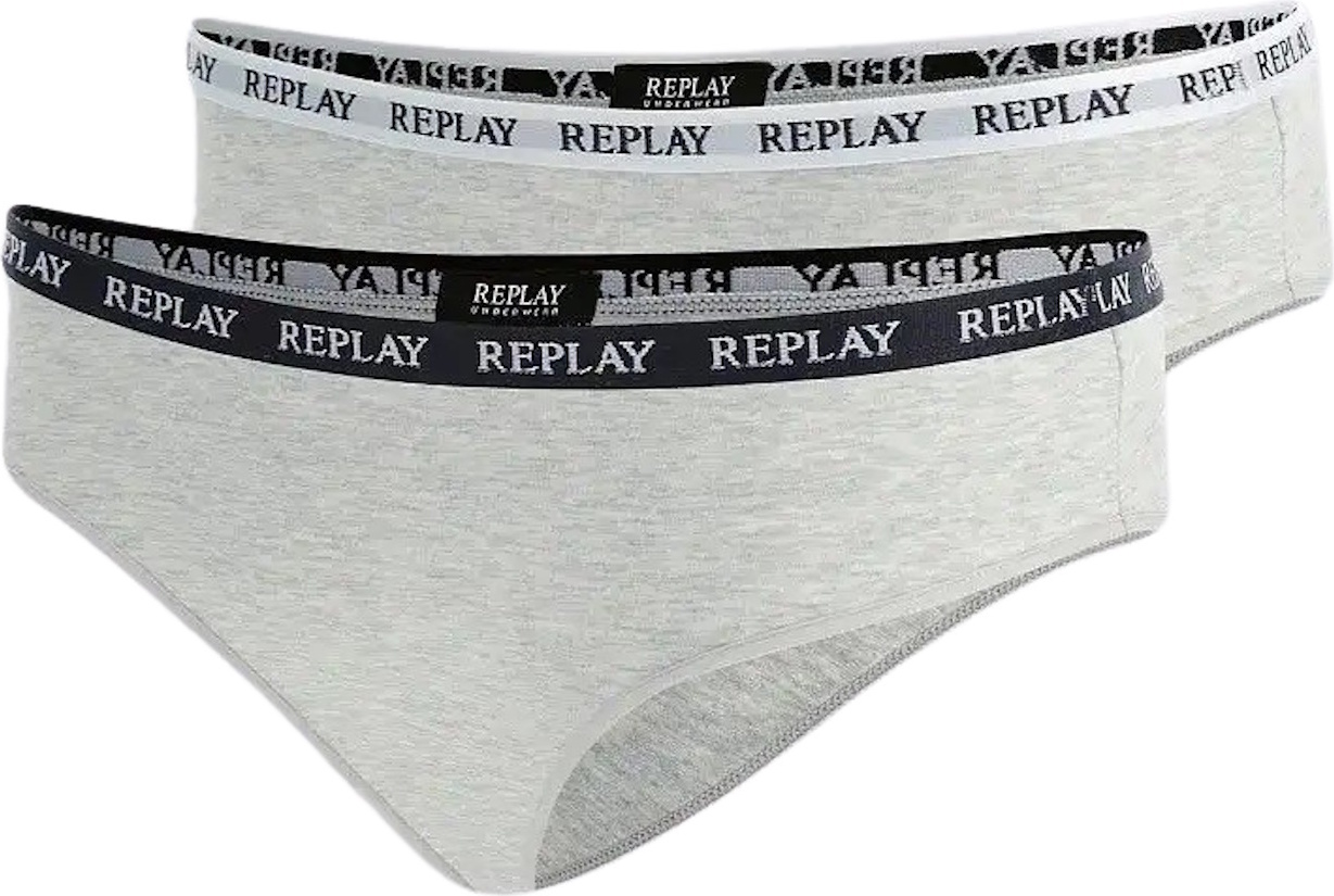 Replay Slip femme avec logo à la taille pack de 2 Slips