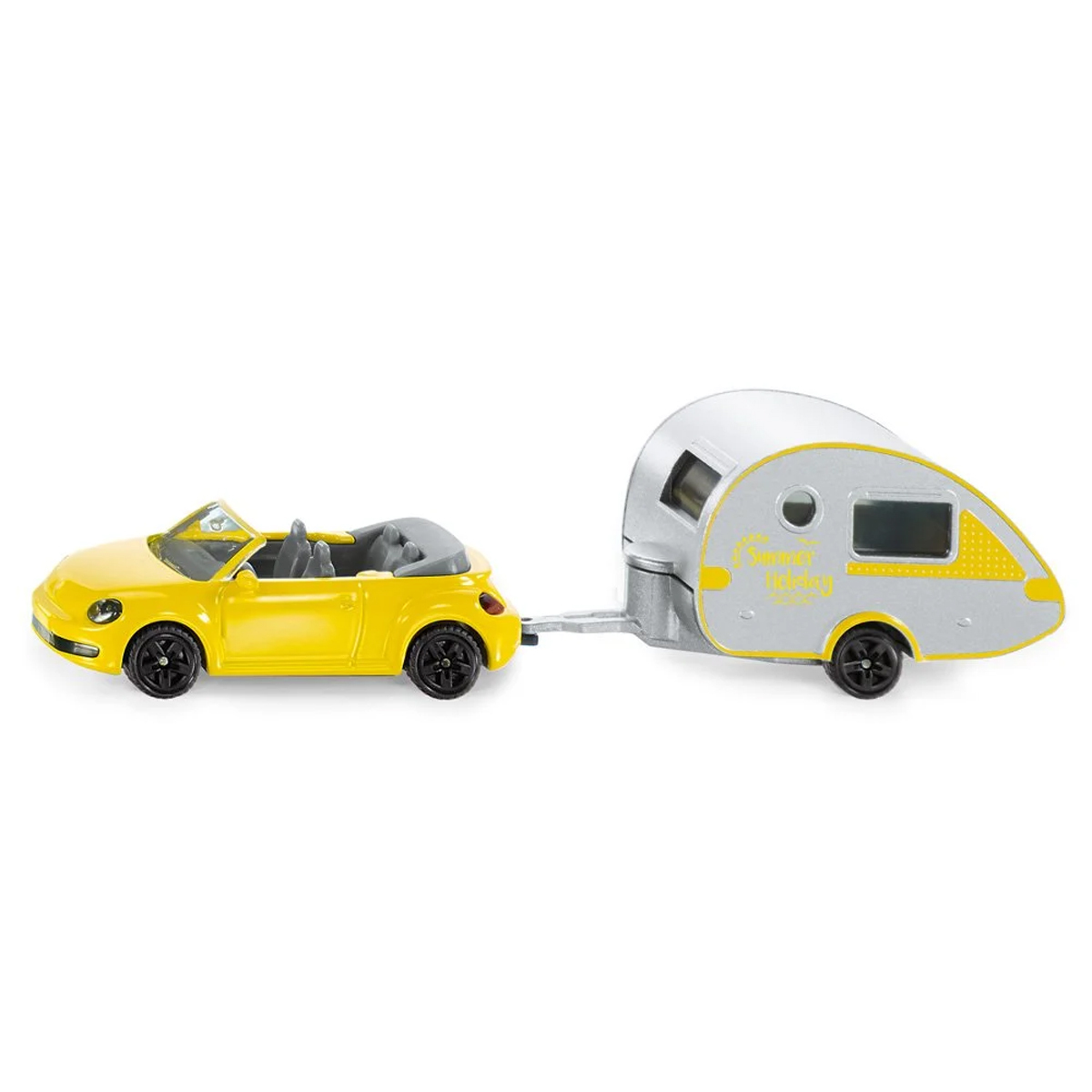 Siku 1629 Volkswagen Beetle + Caravan