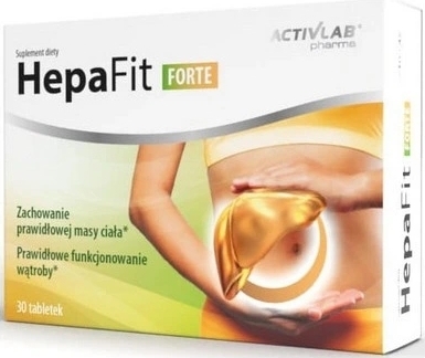 Activlab HepaFit Forte, 30 tabletek Kremy do twarzy