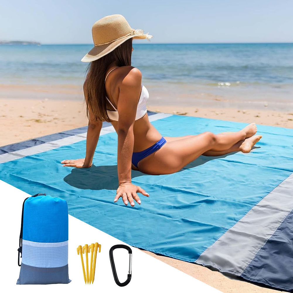 Plážová deka 200 x 210, 2-6 osob Voděodolná pikniková deka