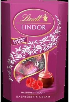 Lindor Raspberry & Cream Cornet 200g Praliny | Kaufland.pl