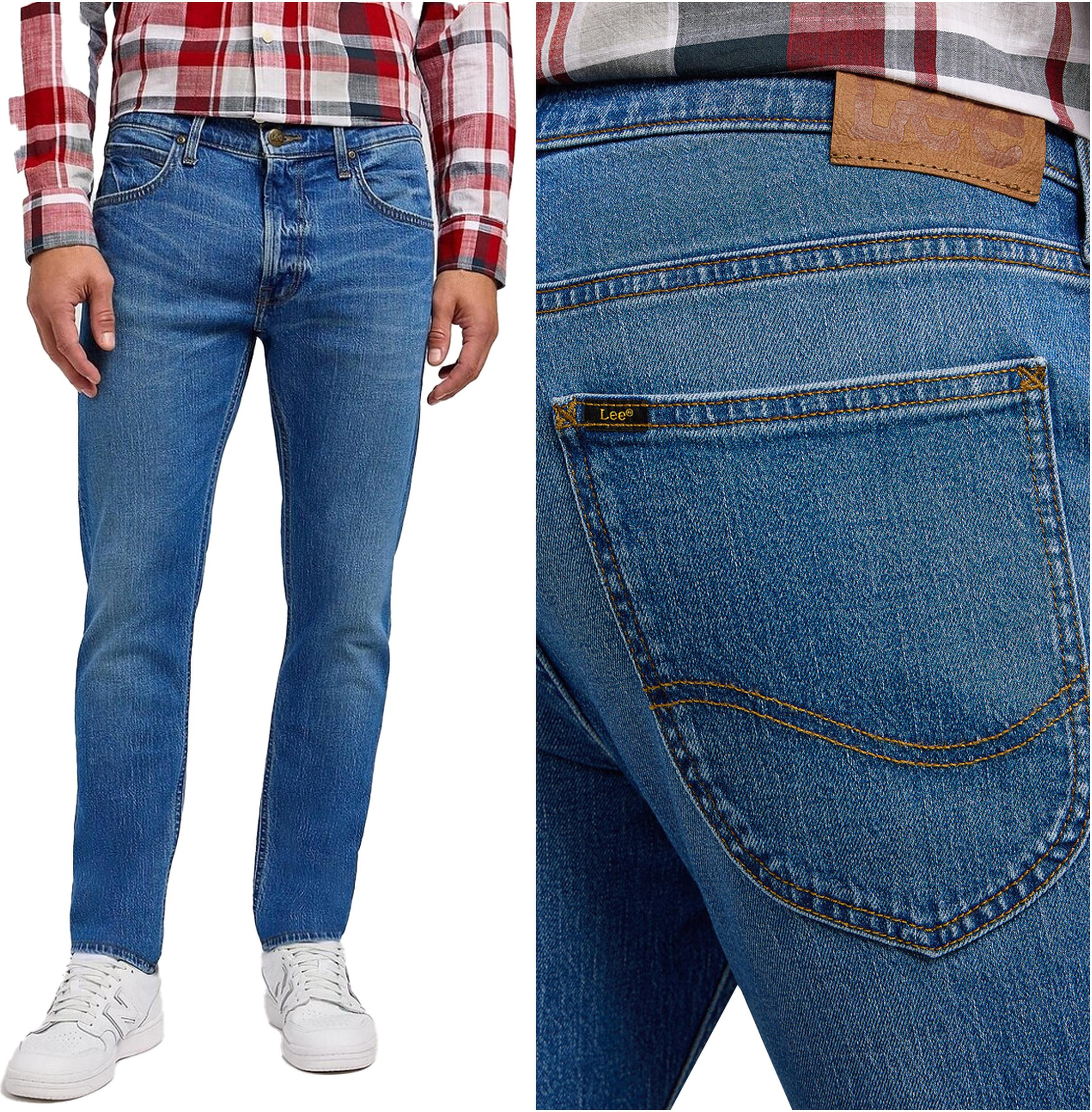 LEE, Jeanshosen da uomo, Slim fit, LUKE, W31 L32, Blau,