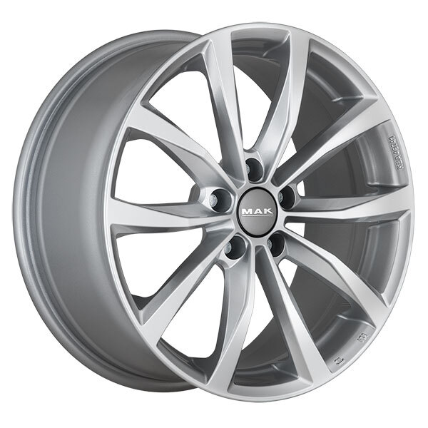 Zliatinové kolesá MAK WOLF 7x17 5x112 ET 40 SILVER