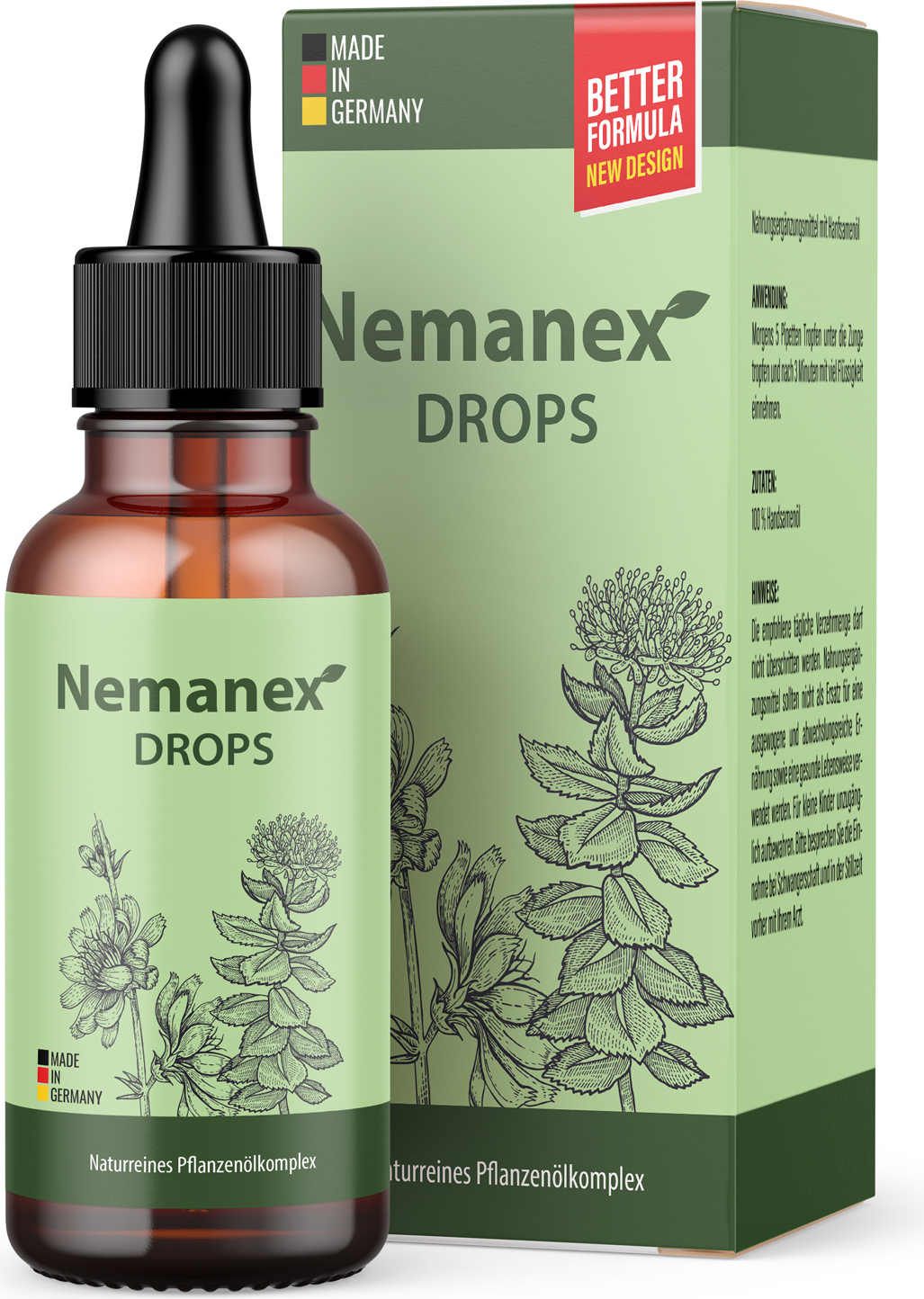 Nemanex Drops - für Männer Frauen - 10 ml pro