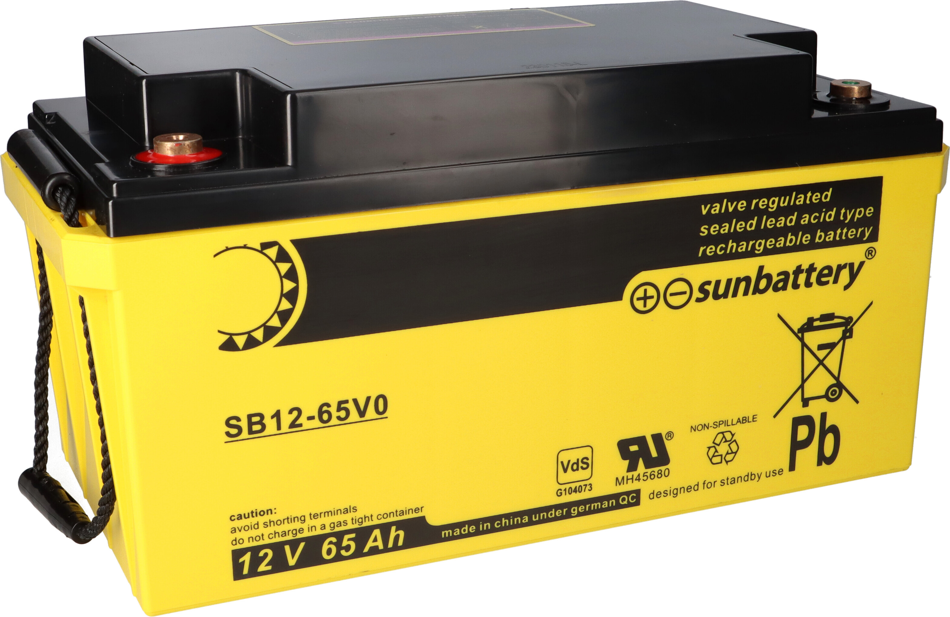 SUN Battery SB12-65V0 AGM Akku 12V 65Ah | Kaufland.de