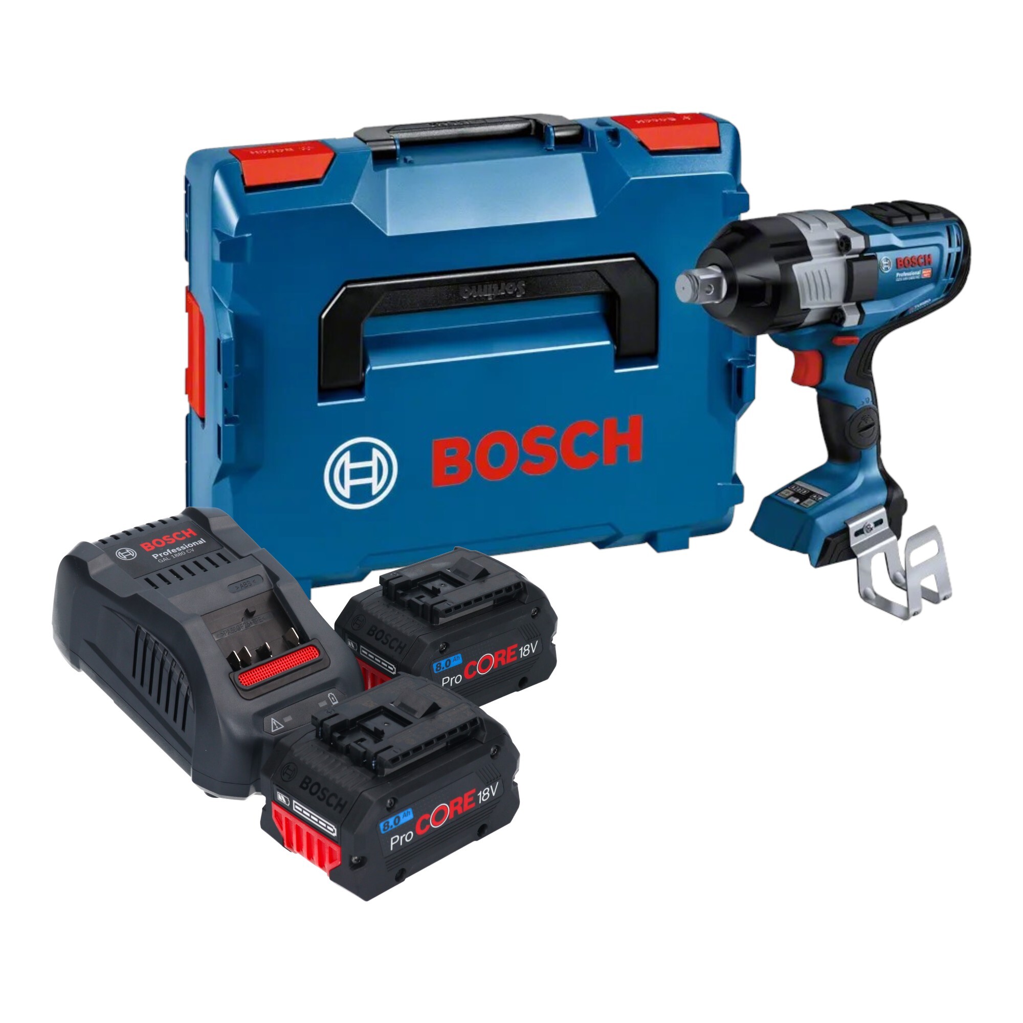 Bosch Clé à chocs 3/4" Gds 18V-1600 Hc 2Xpc8.0Ah 1600Nm Lb