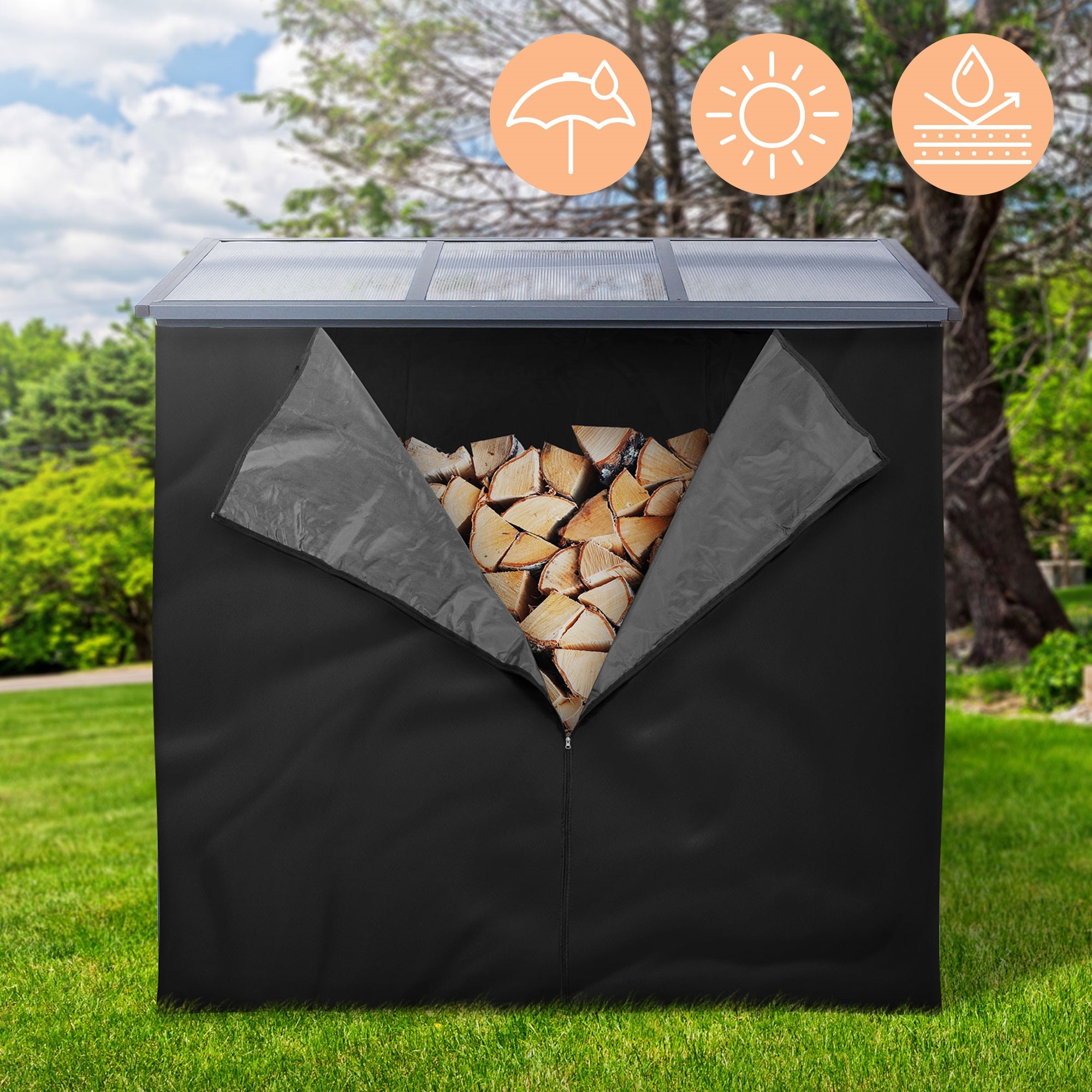 ML-Design kryt na stojany na palivové drevo z | Kaufland.sk