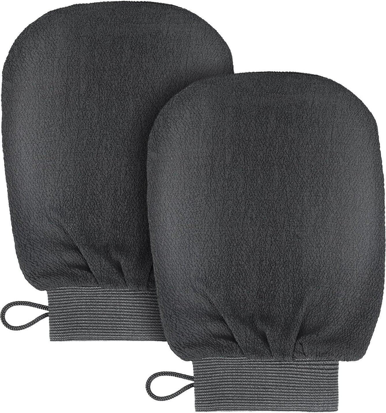 2 x Koreanische Peeling-Handschuhe Waschlappen Spa Peeling