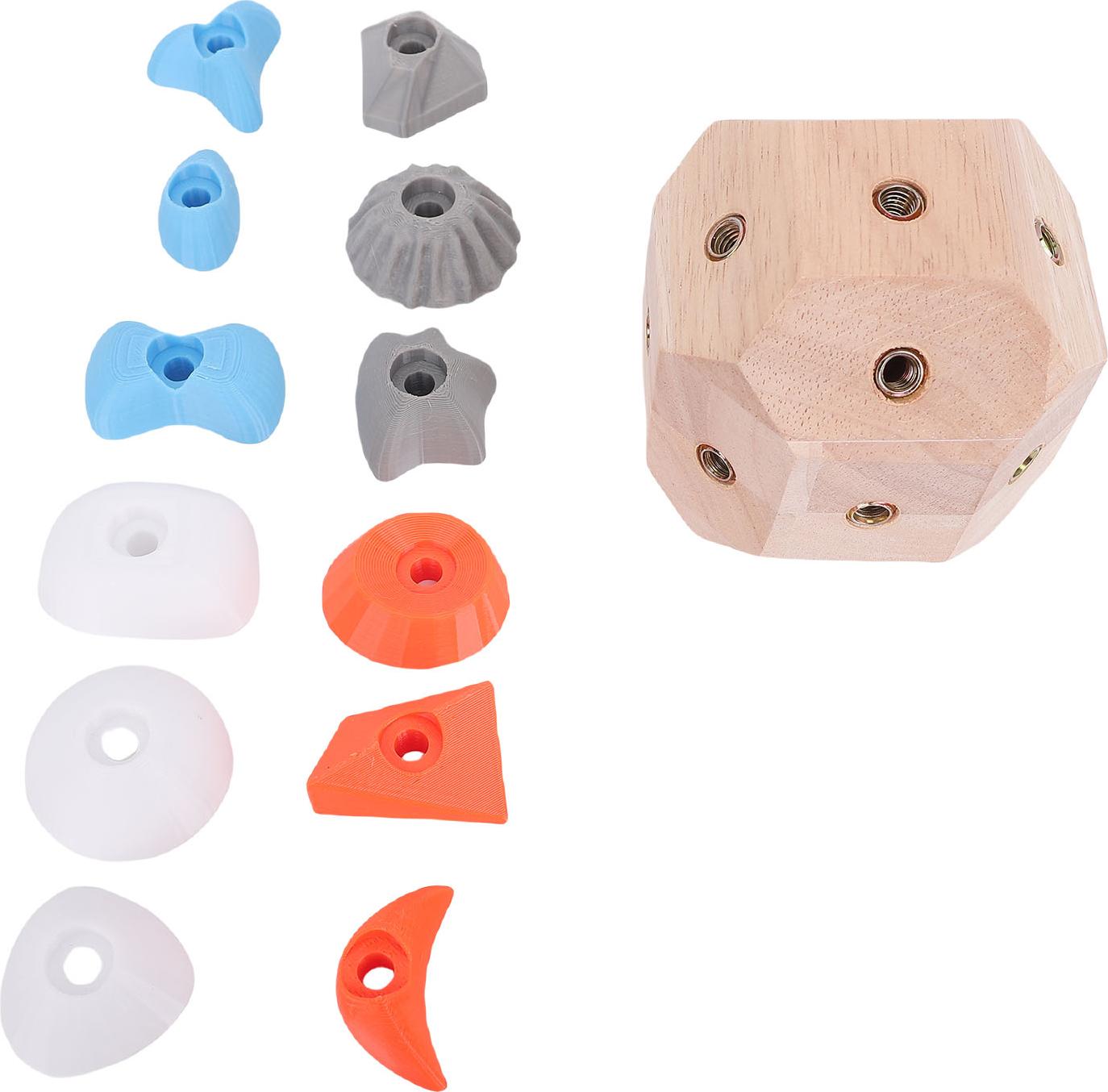 2PCS Handcrafted Climbing Boulder Block Holz DIY 3D Rock
