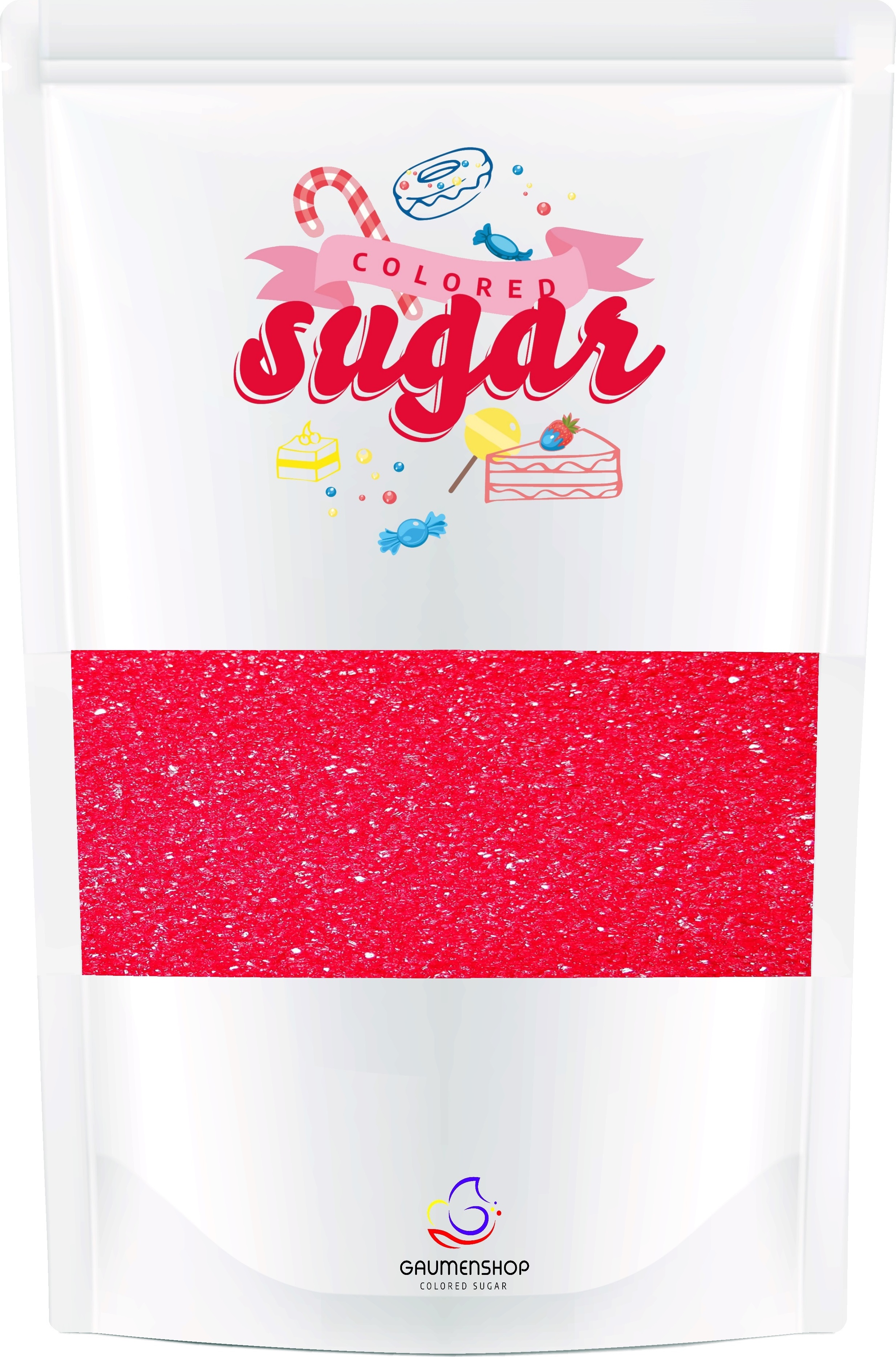Zucker Rot 100g Dekorzucker Glitzerzucker auch für