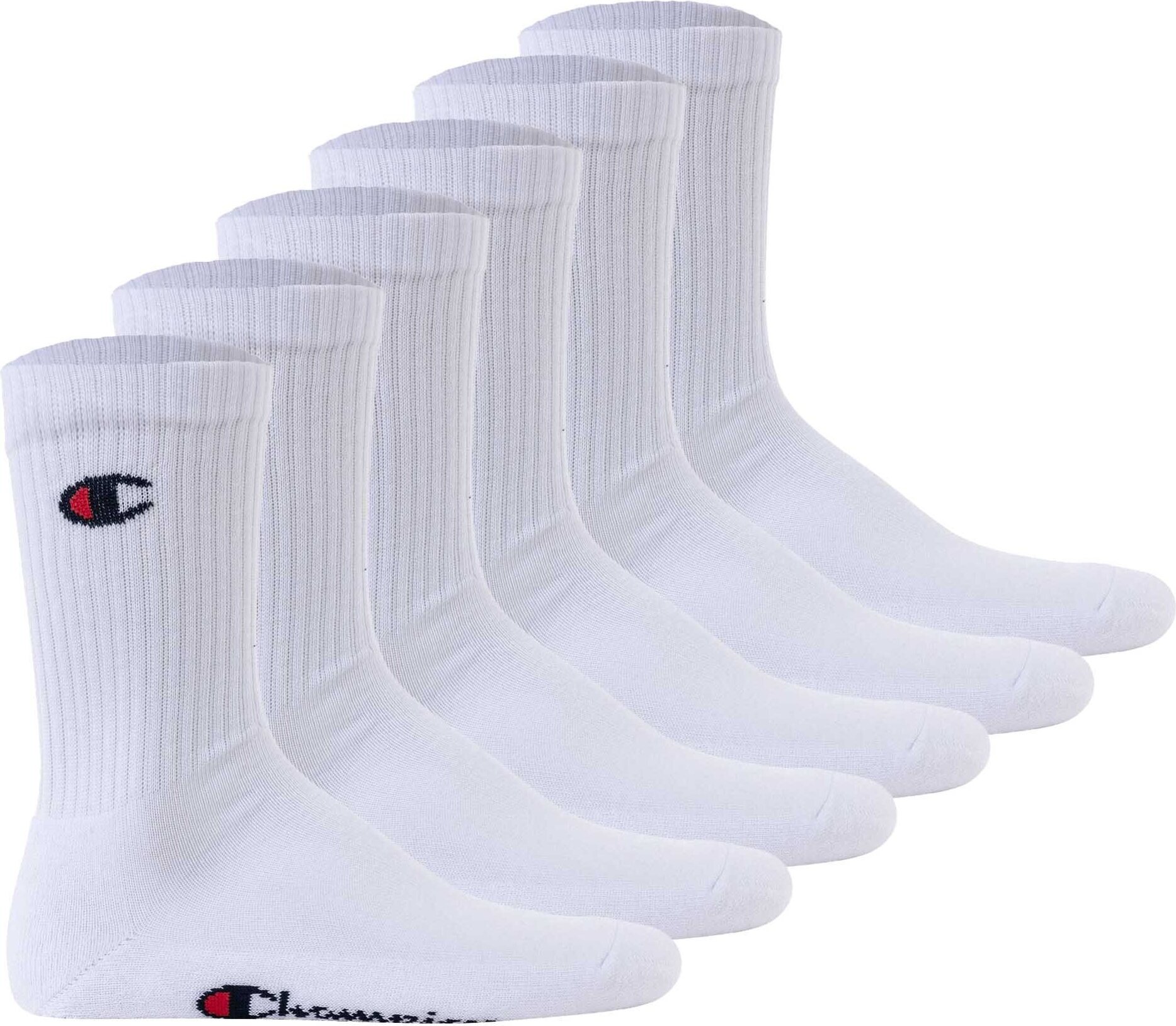 Champion Deutschland 6pk Crew ponožky WHT | Kaufland.sk