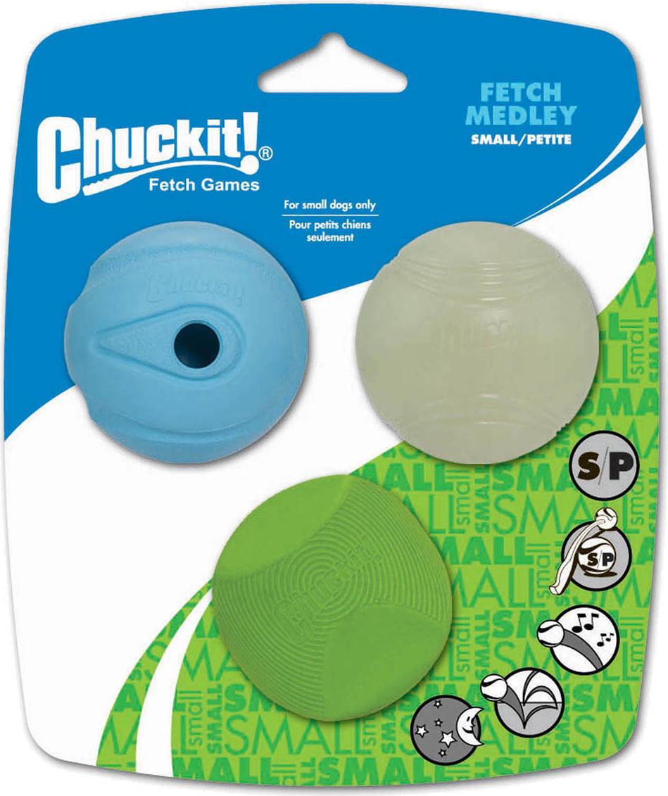 Chuckit! Fetch Medley Small 3pak [205101] Zabawki dla psów