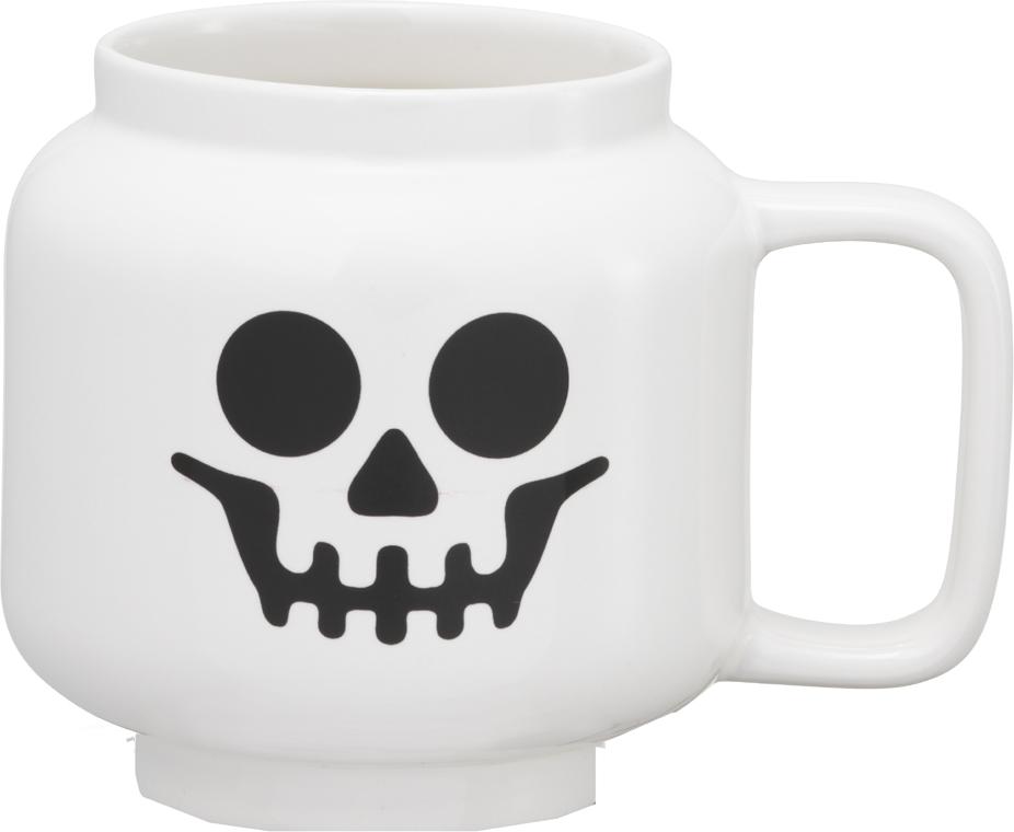 LEGO Kaffeetasse SKELETON 255 ml weiß im Karton aus Keramik