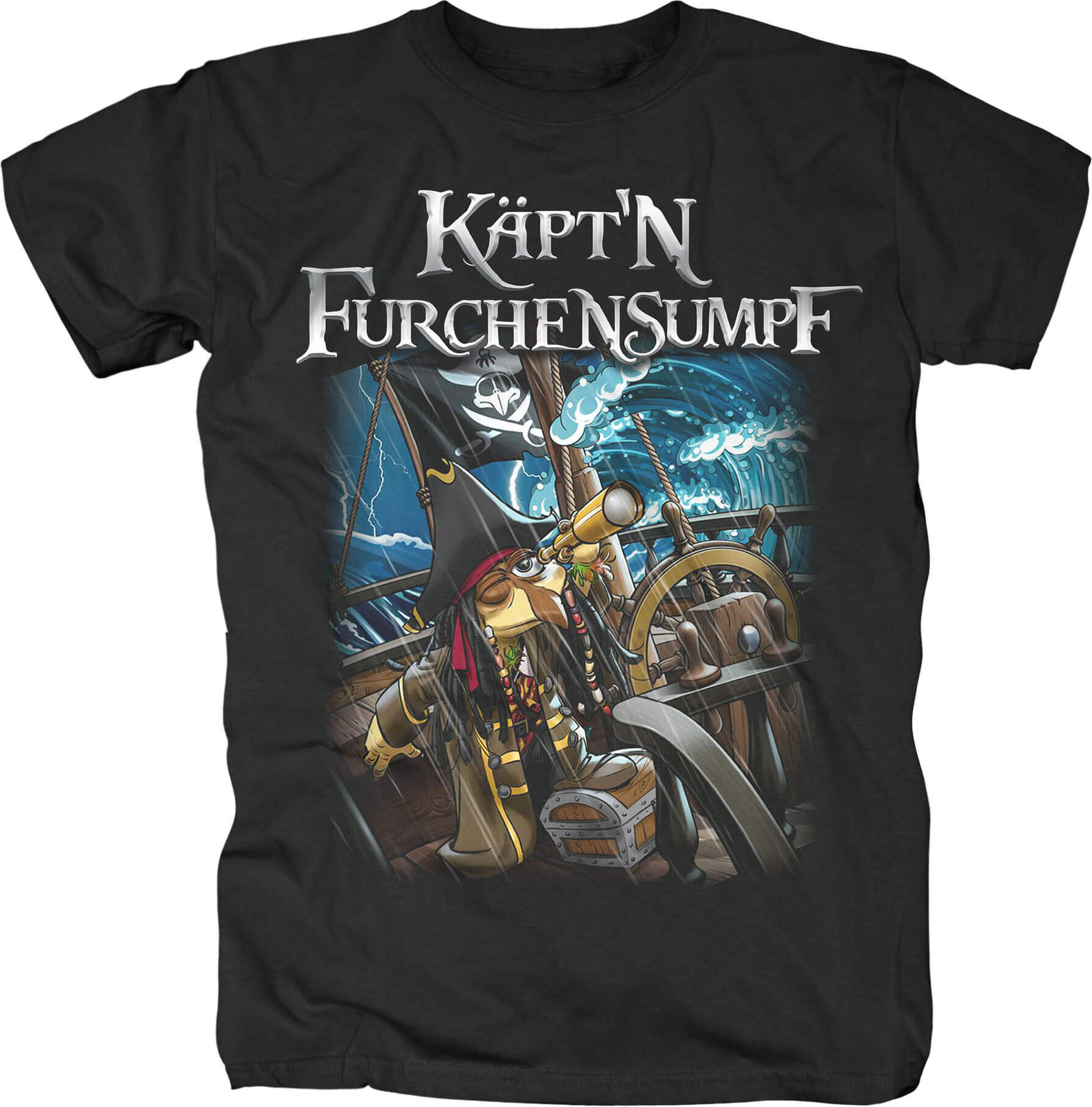 Sascha Grammel T-Shirt mit "Fast Fertig!!" Schriftzug