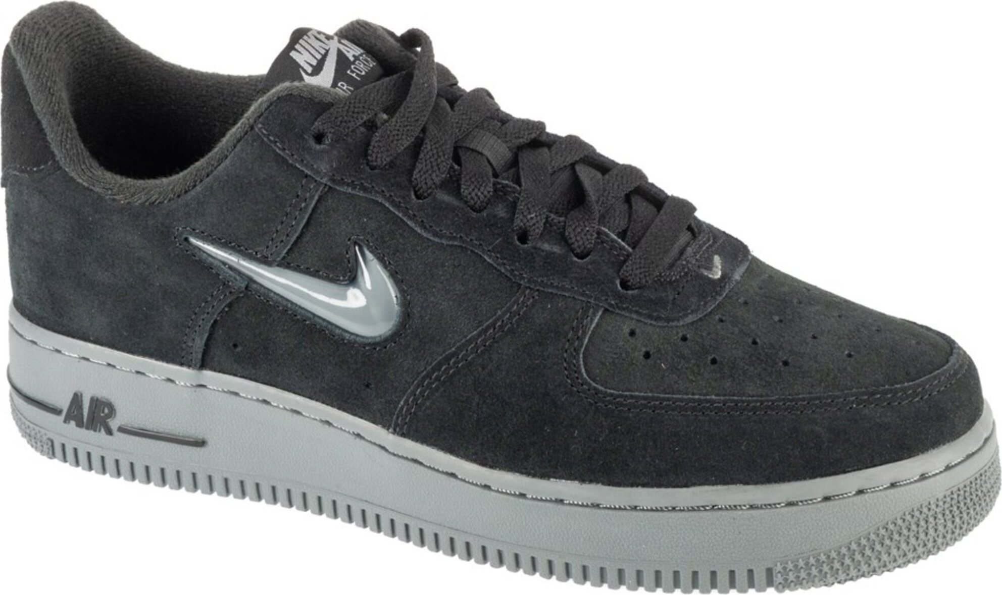 Nike Air Force 1 Essential Jewel Black Cool Grey AF1 Herren