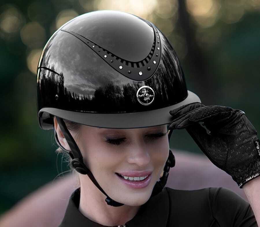 Fairplay Reithelm Apoleus Shiny black mit | Kaufland.de