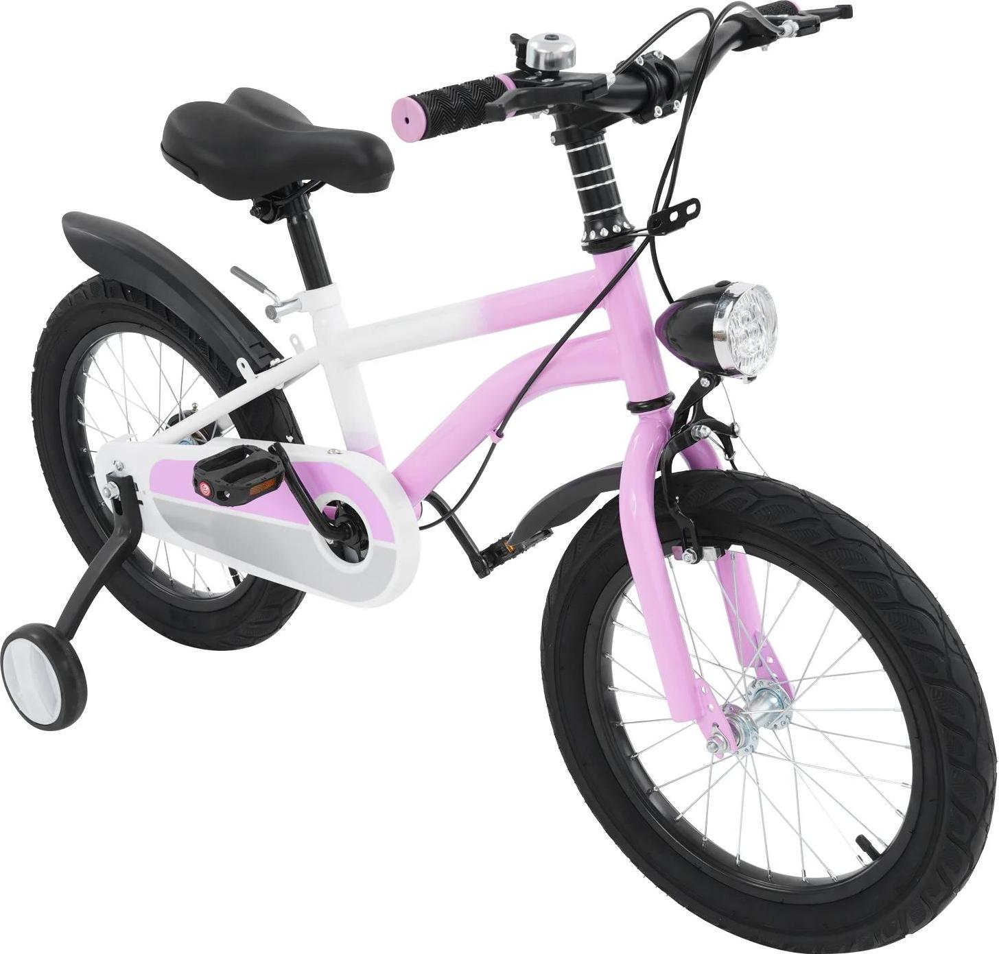 Detský bicykel - 40 cm kolesá - Dvojité brzdy - Tréningové