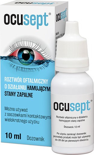 Ocusept, krople do oczu na stan zapalny dla | Kaufland.pl