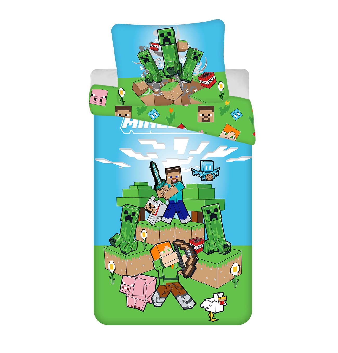 Sada povlečení Minecraft "Outdoor Mobs" | Kaufland.cz