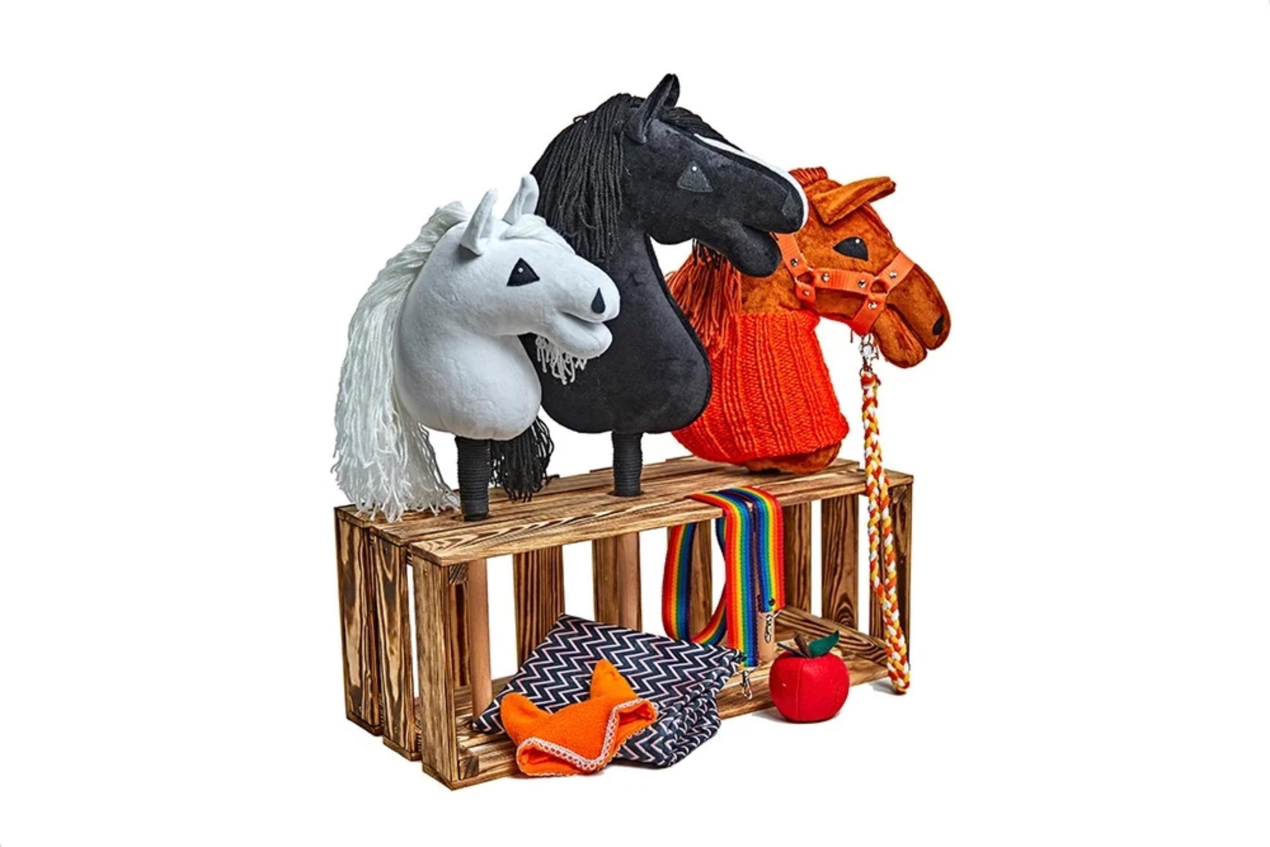 Stalla per cavalli da tiro - scatola rustica - accessori