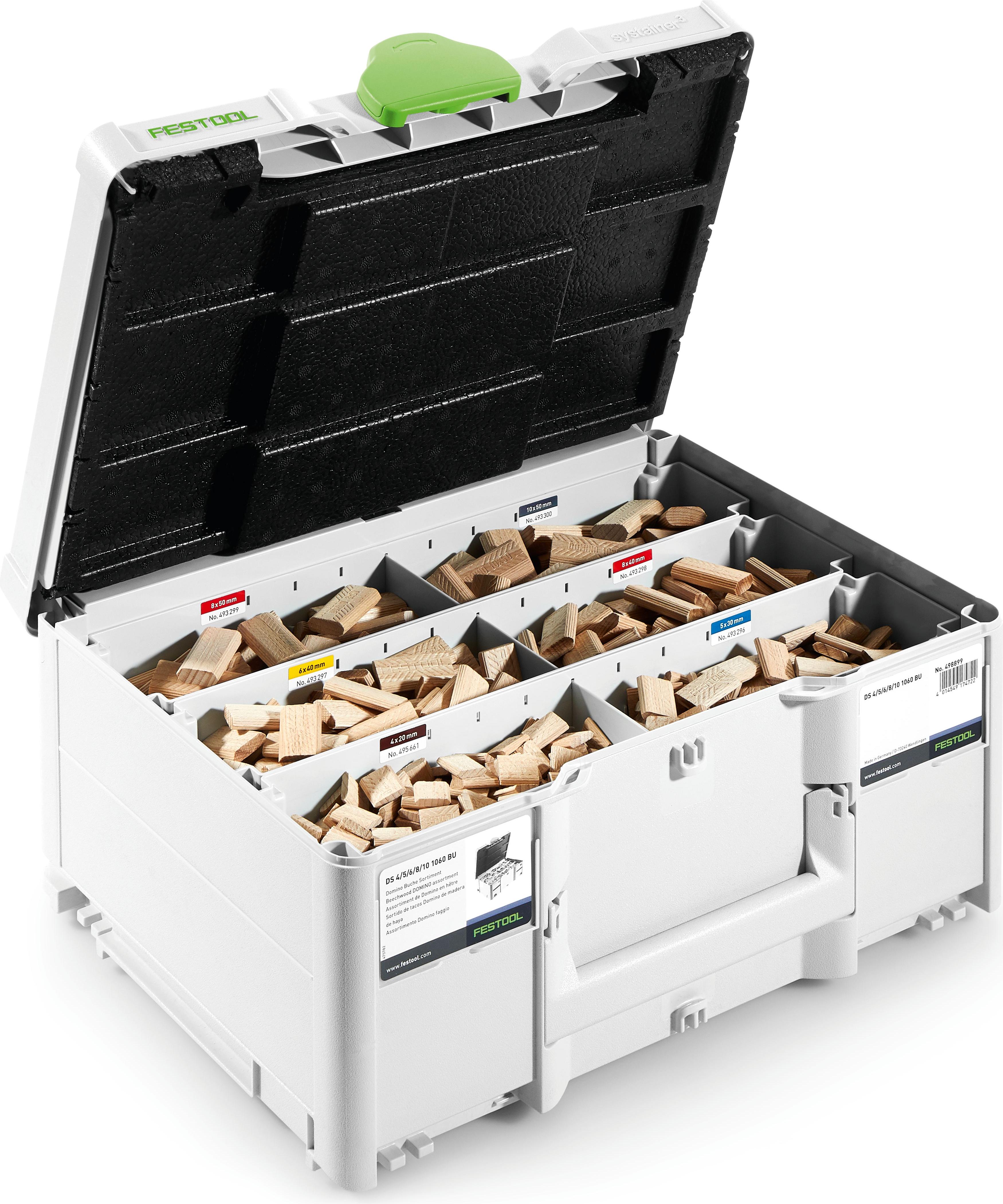 Festool DS 4 / 5 / 6 / 8 / 10 1060 BU DOMINO zestaw kołków