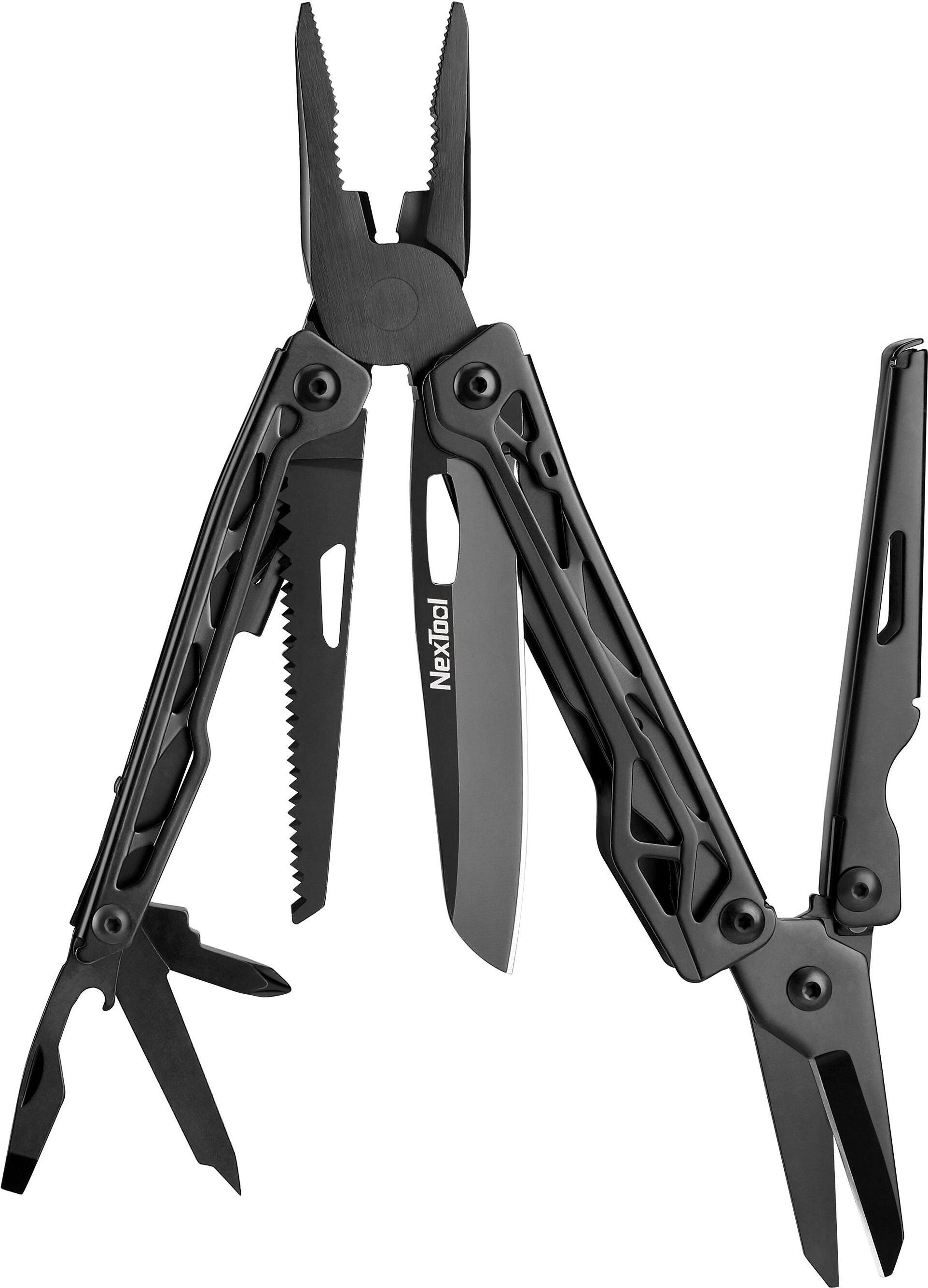 NexTool Black Knight 11-in-1 multitool + belt pouch