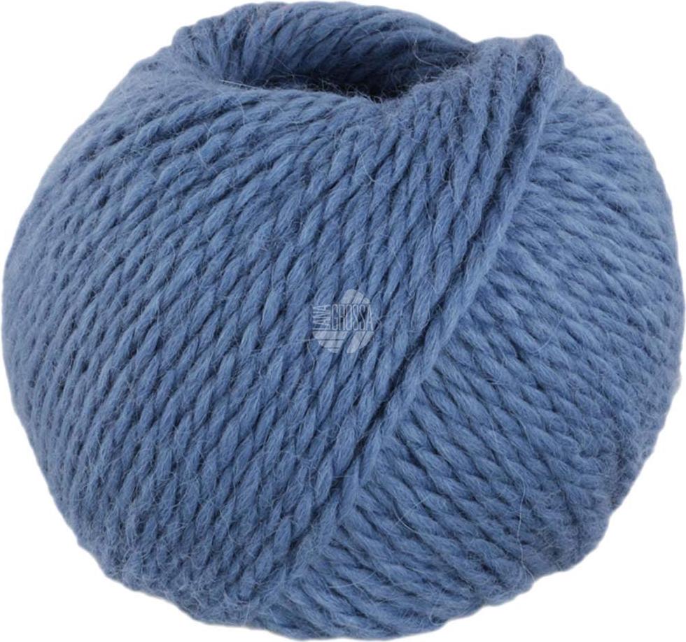 Lana Grossa - Natural Lama Chunky 0005 taubenblau Wolle