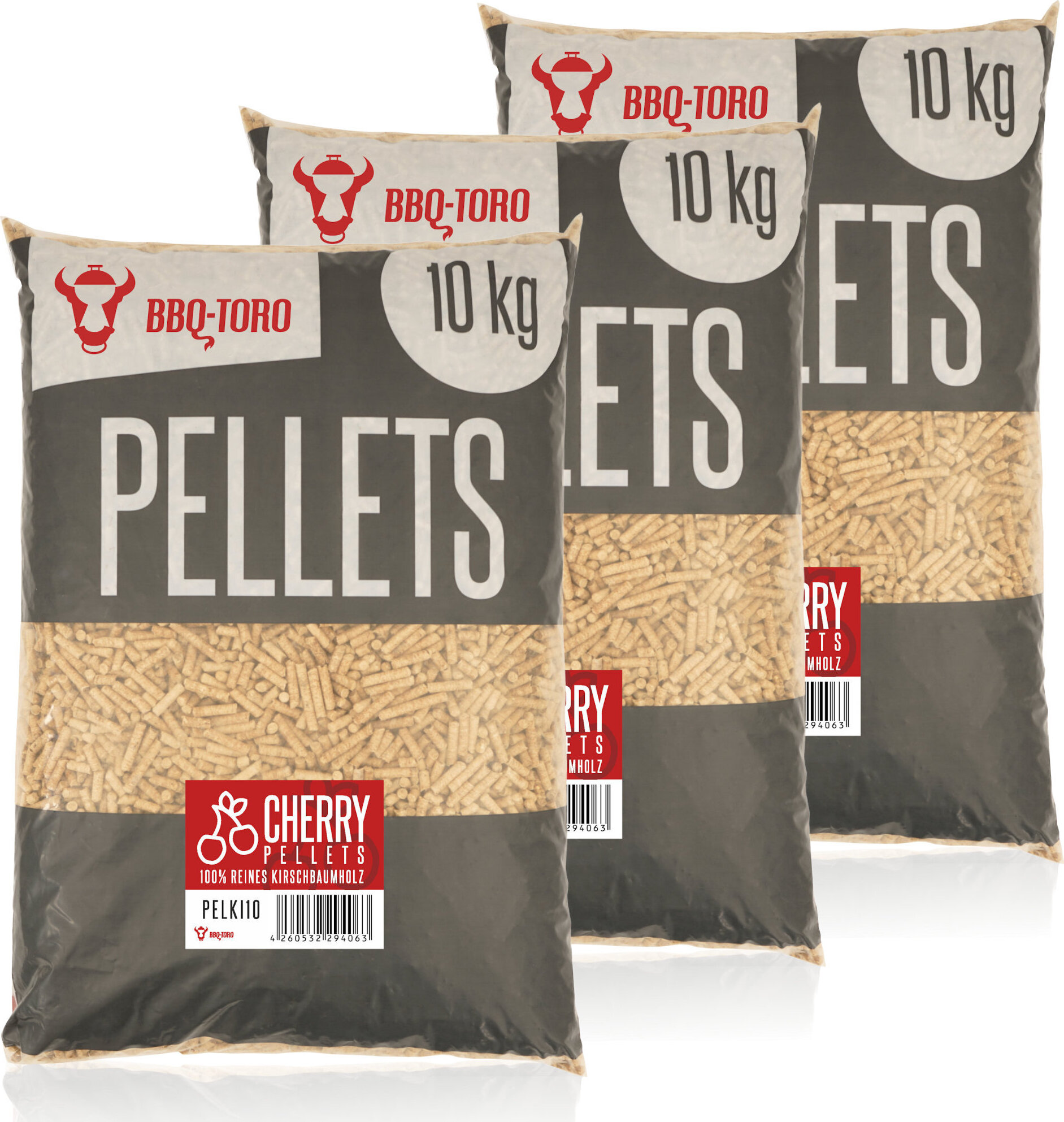 Třešňové pelety BBQ-Toro ze 100% třešňového dřeva, 30 kg