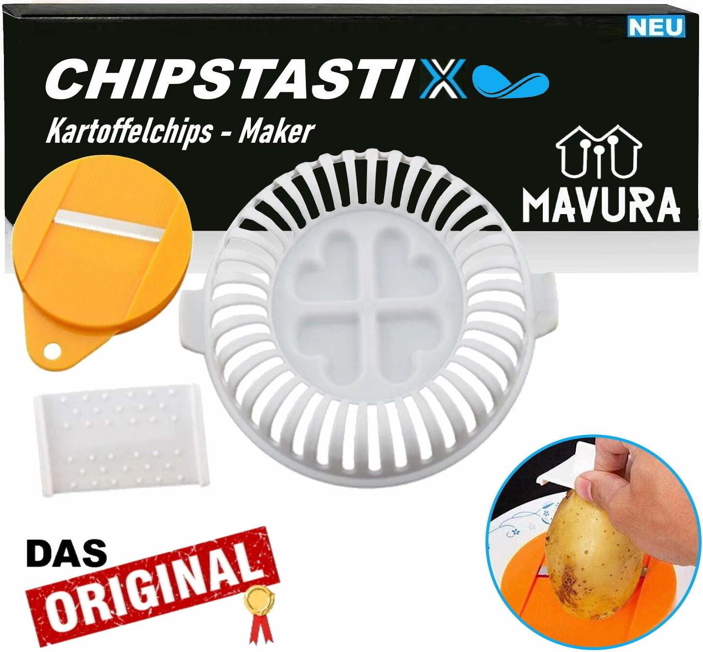 CHIPSTASTIX Chips Maker Torréfacteur de chips moule DIY