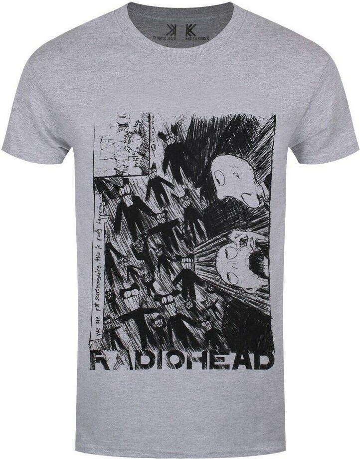 Radiohead - Tričko pro muže/dámy Uni RO3159 (M) (Grey)