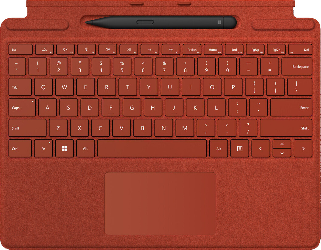 Microsoft Surface Pro Signature Keyboard Poppy Red - Zestaw
