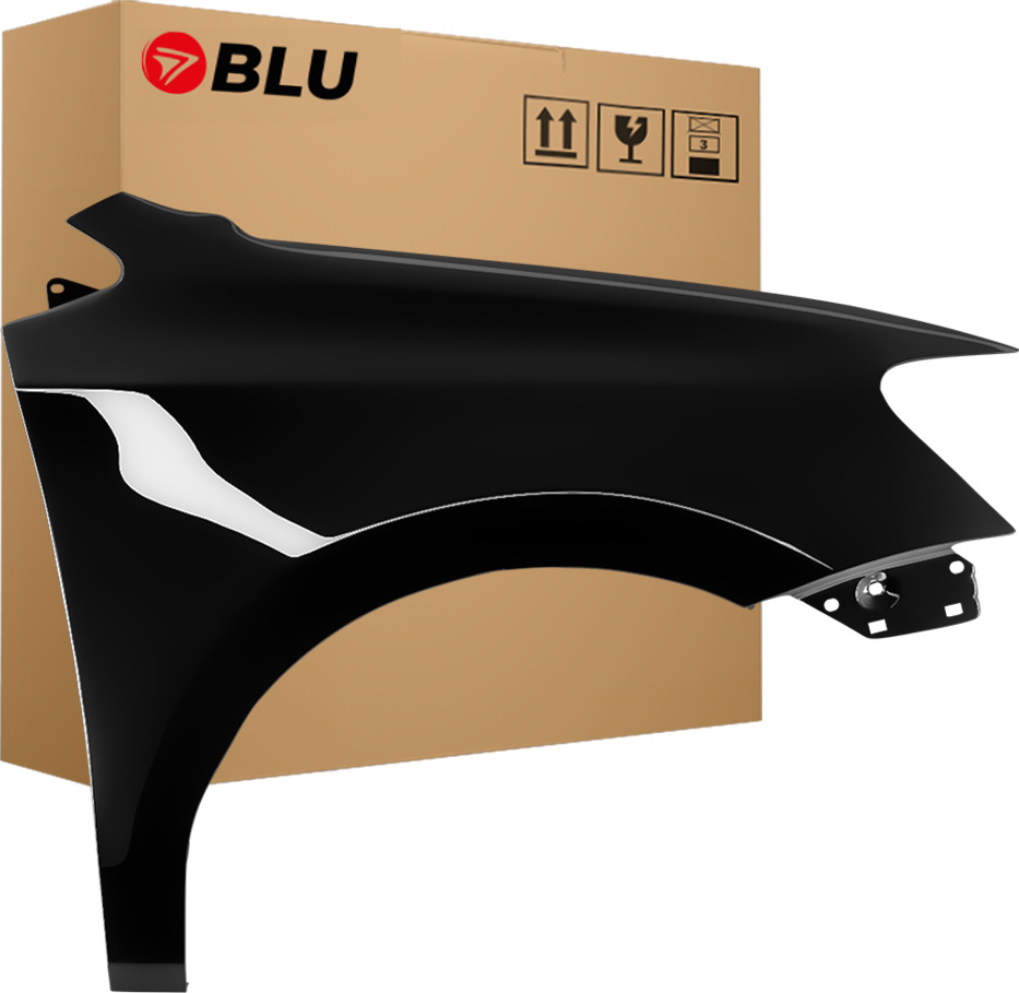 BLU Błotnik pasujący do Volkswagen Polo 6R1 L041 LO41 Prawy