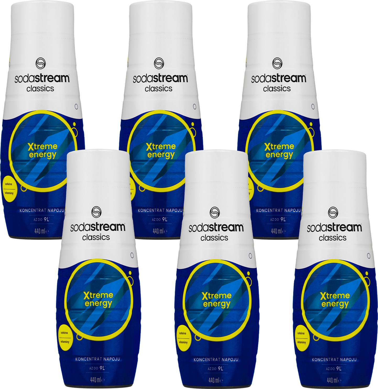 SodaStream Xtreme Energy Syrup 6x440ml Bevanda energetica