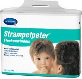 Pannolini Strampelpeter fluff 11x30 cm 56 pz Pannolini