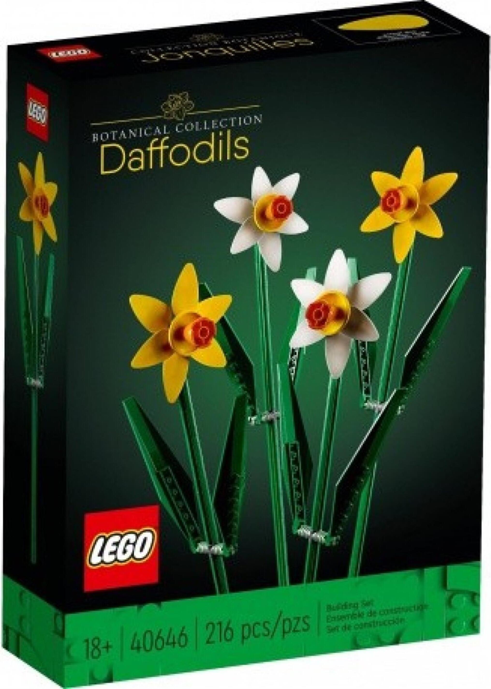 LEGO Botanicals Narcisy, Sada na stavění, 18 rok/roky,