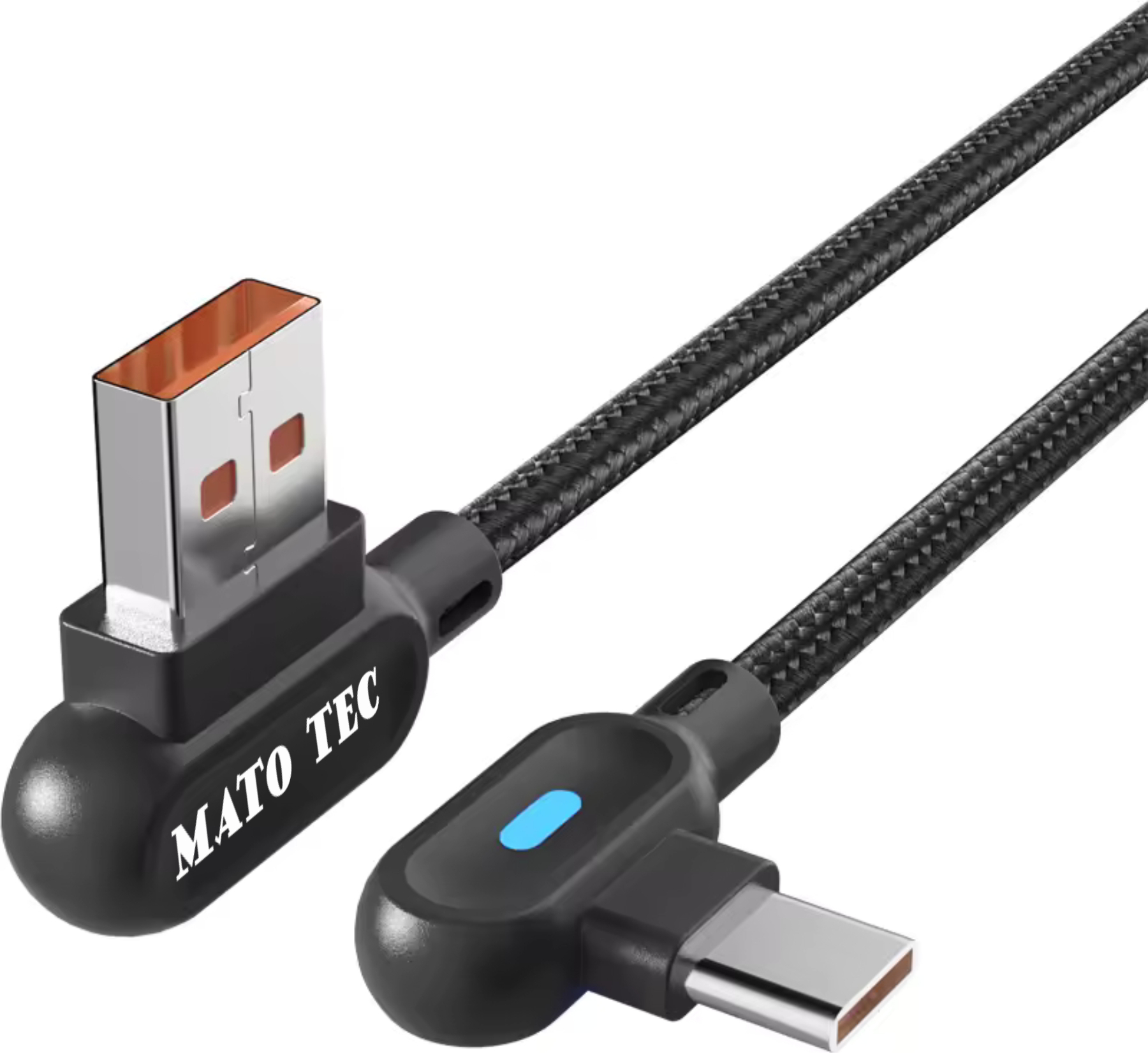 USB C Winkel 90 Grad Schnell Ladekabel für Samsung Huawei