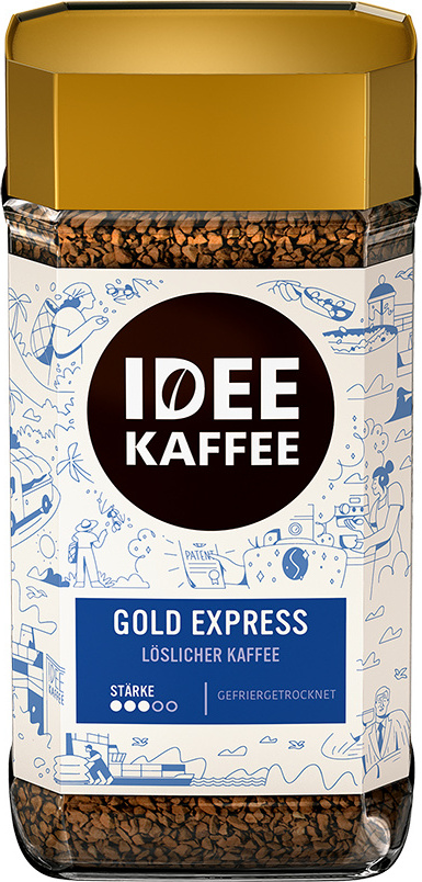 Idee Kaffee GOLD EXPRESS Kawa rozpuszczalna, 100g