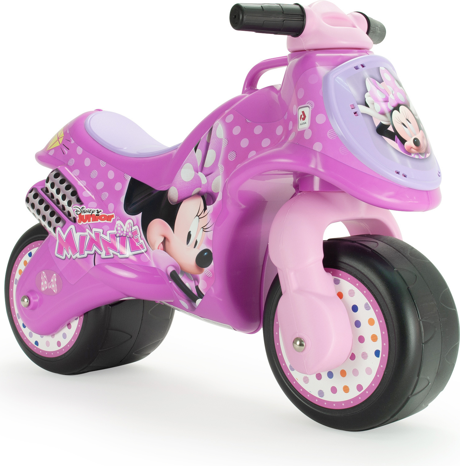 Injusa Minnie Mouse Ride-On kick bike rosa Jeździki